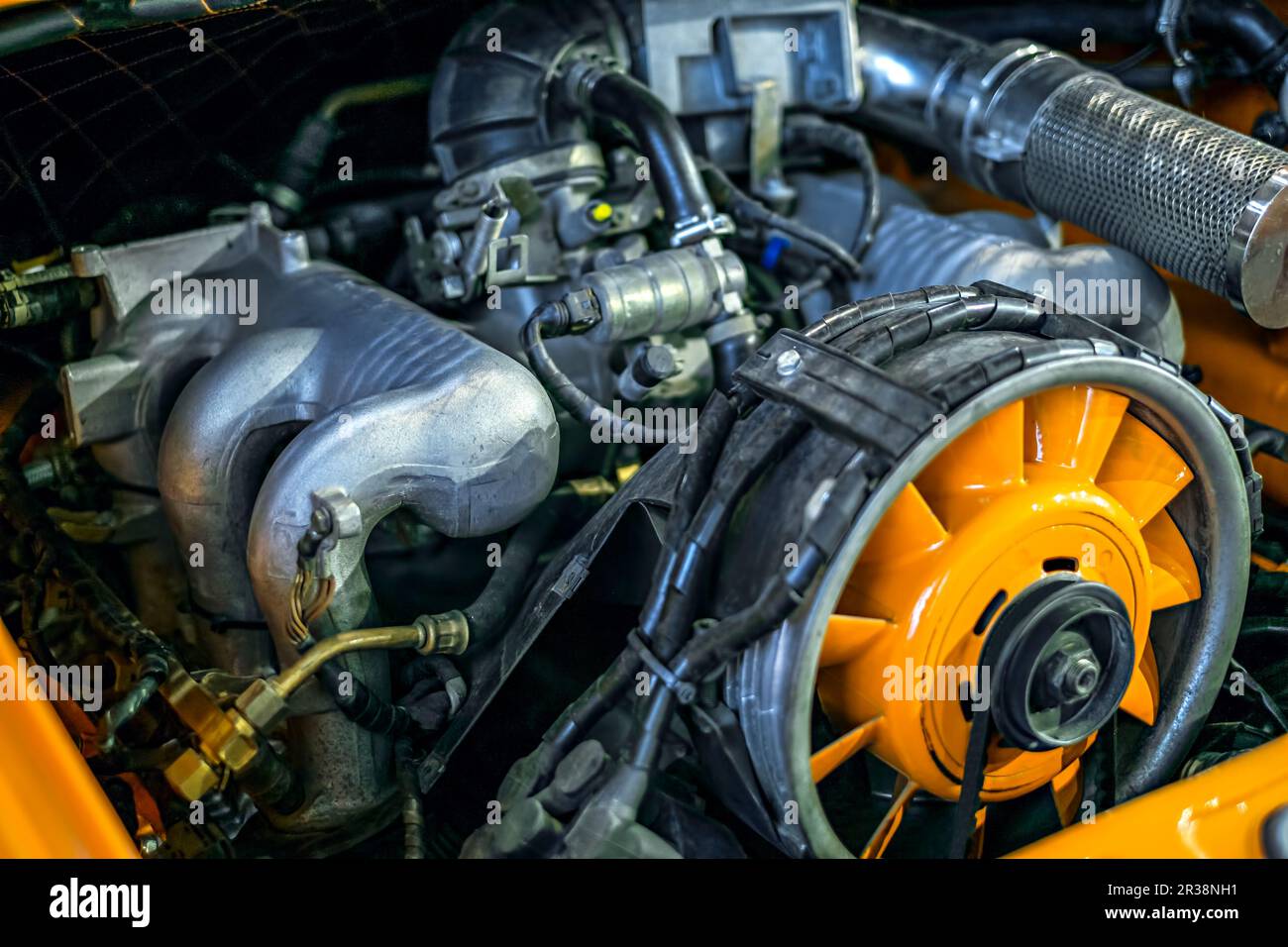 Old car engine Stock Photo - Alamy