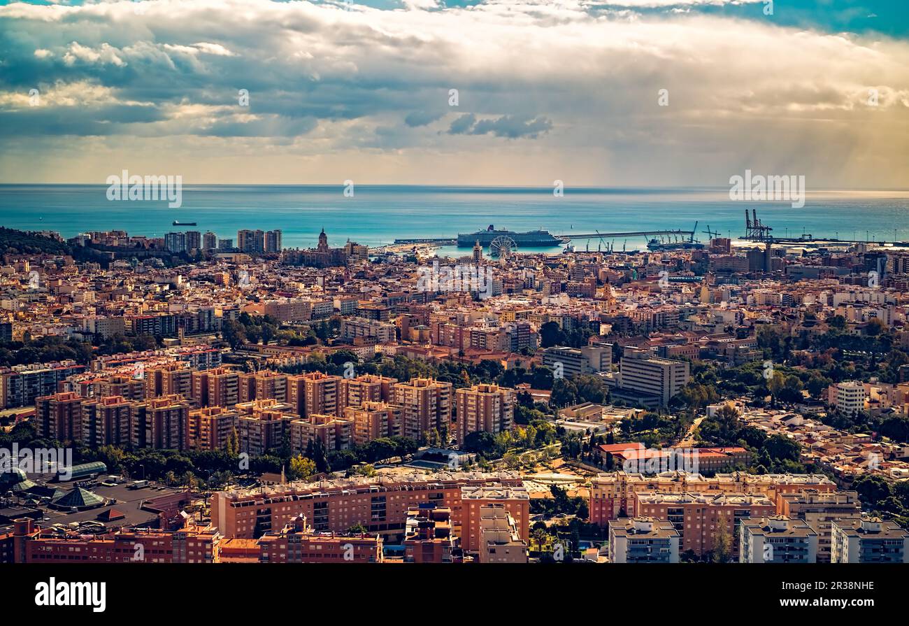 Malaga sea view hi-res stock photography and images - Alamy