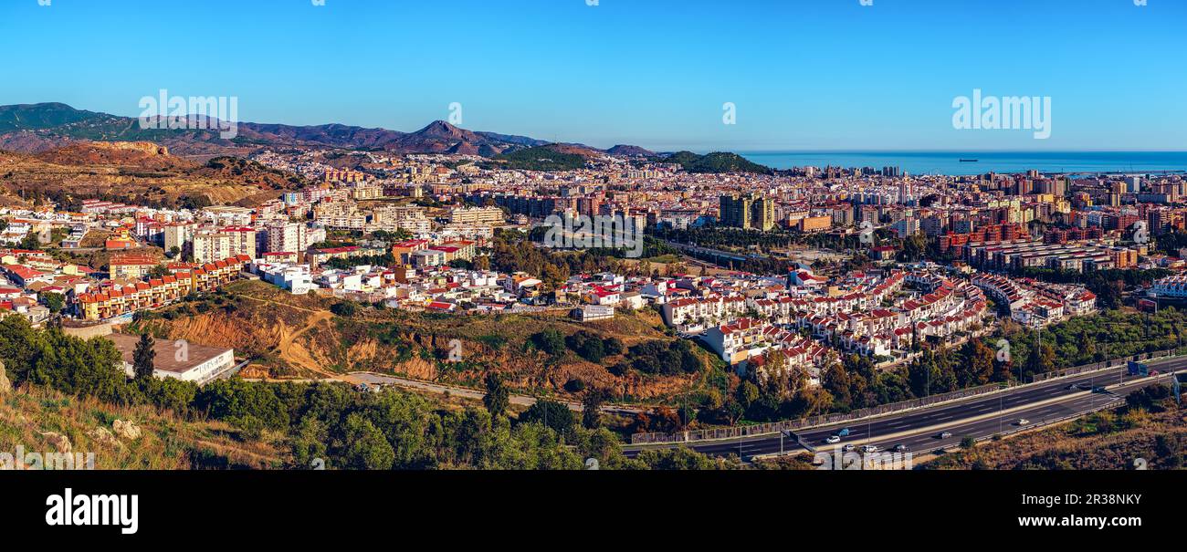Beautiful aerial view malaga hi-res stock photography and images - Alamy