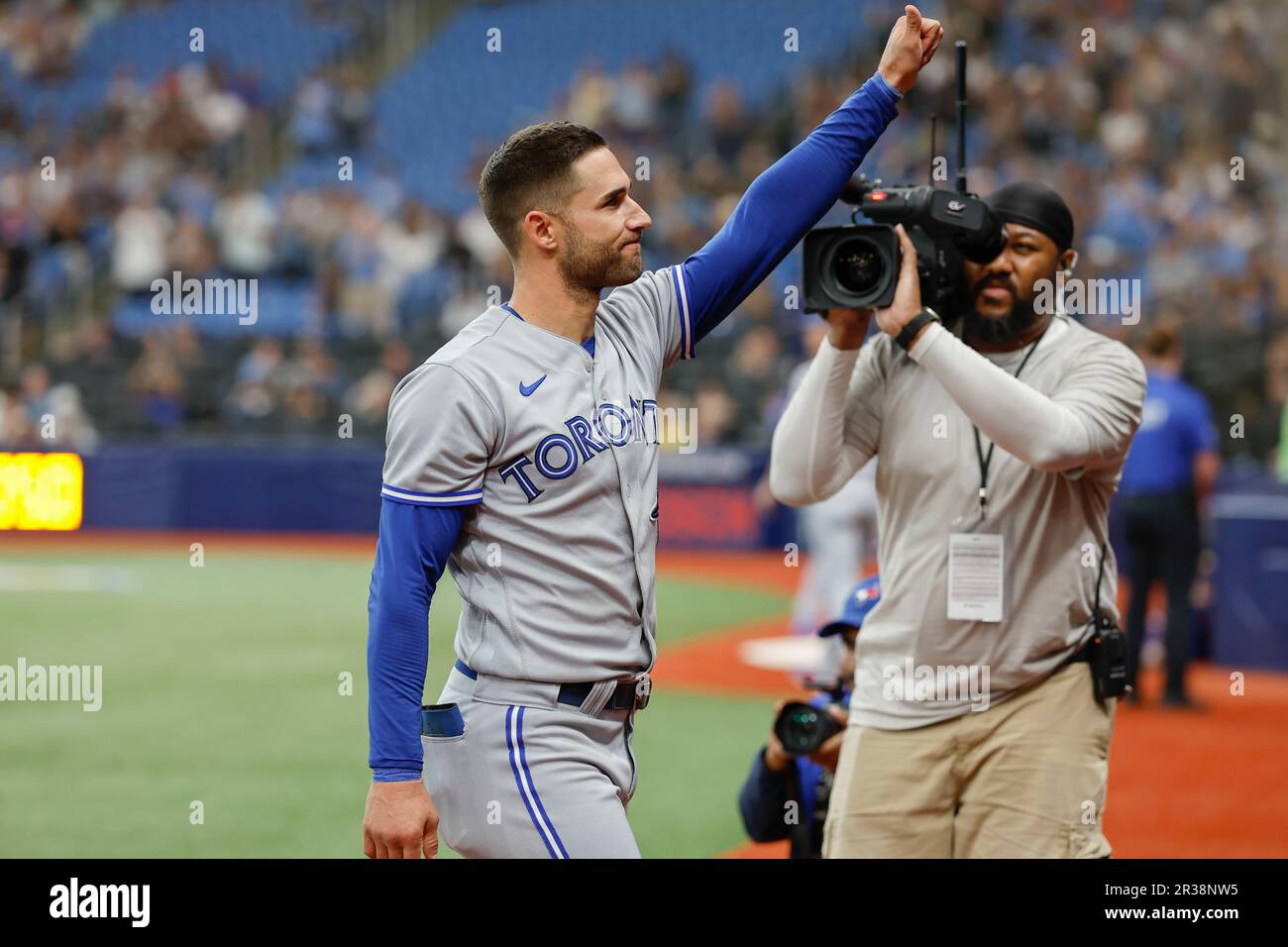 St. Petersburg, FL USA; Toronto Blue Jays center fielder Kevin ...