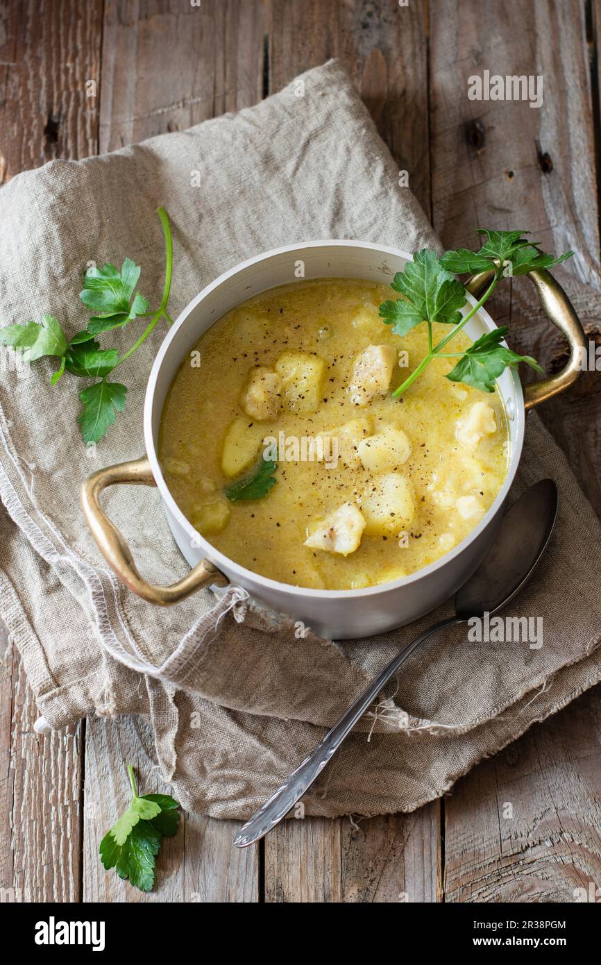 Norwegian Haddock Soup With Potatoes
