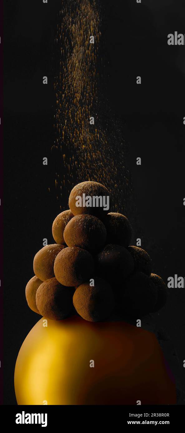 Ball chocolate truffle sprinkled hi-res stock photography and images ...