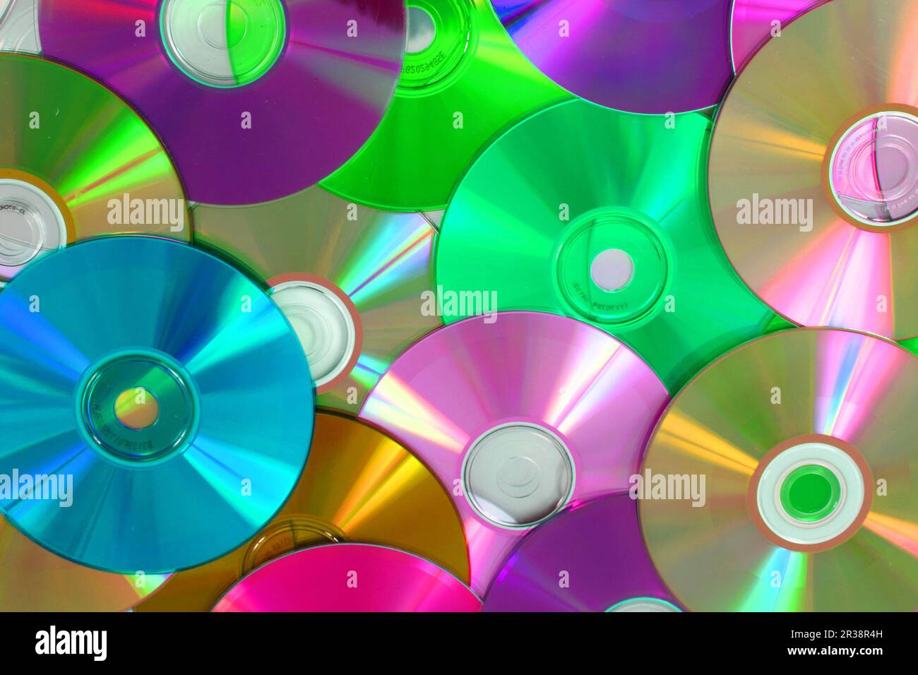 CD and DVD as color technology background Stock Photo - Alamy