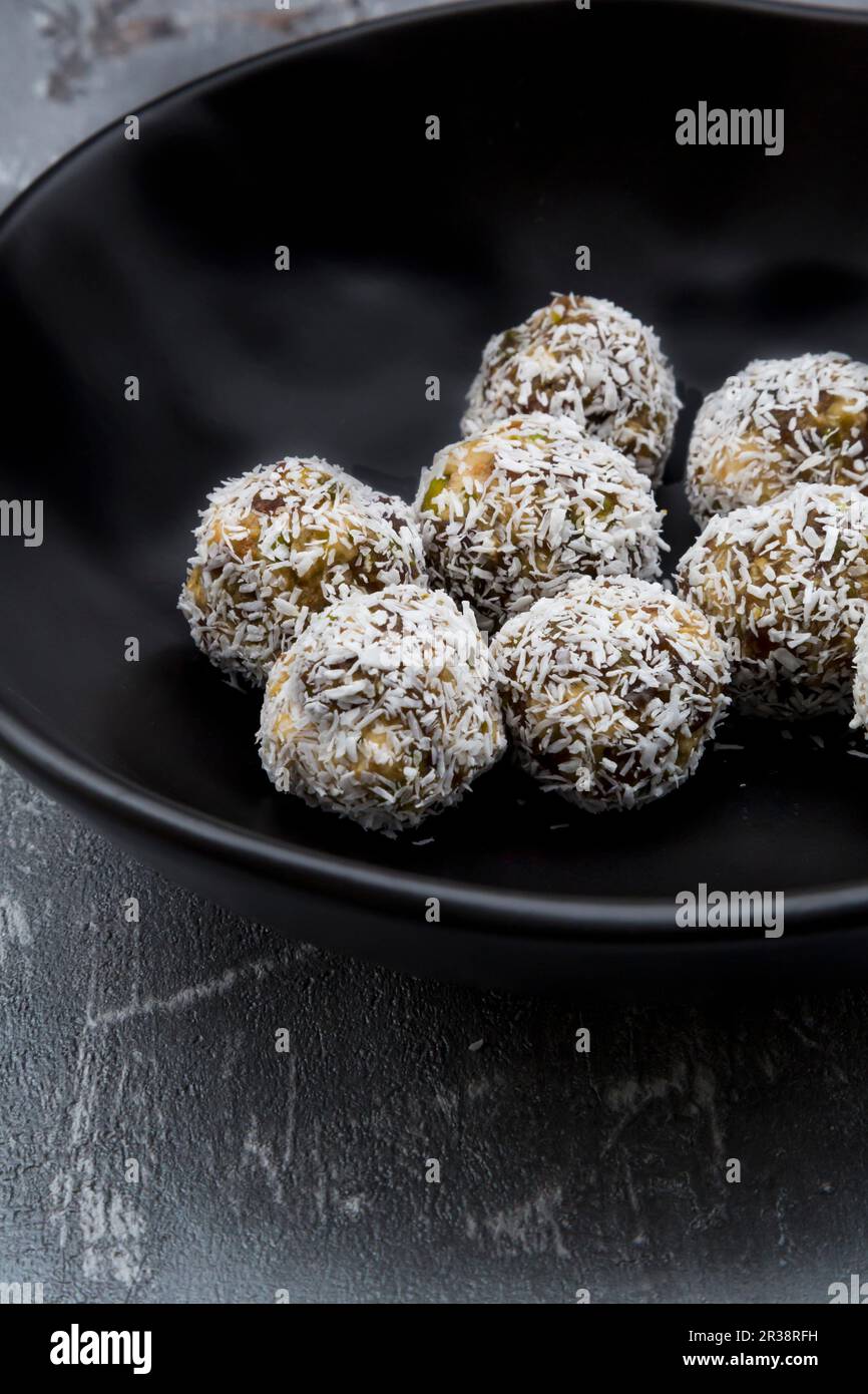 Coconut balls candy ingredients hi-res stock photography and images - Alamy