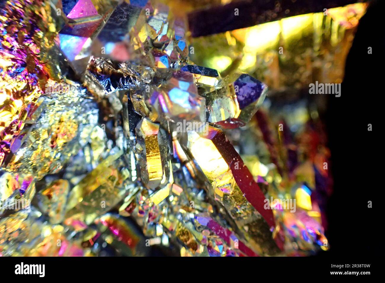 rainbow crystal texture as nice color background Stock Photo - Alamy