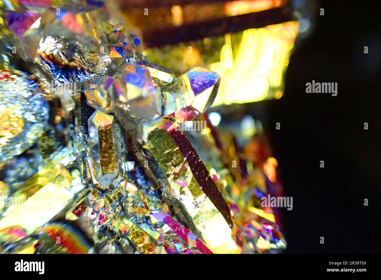 rainbow crystal texture as nice color background Stock Photo - Alamy