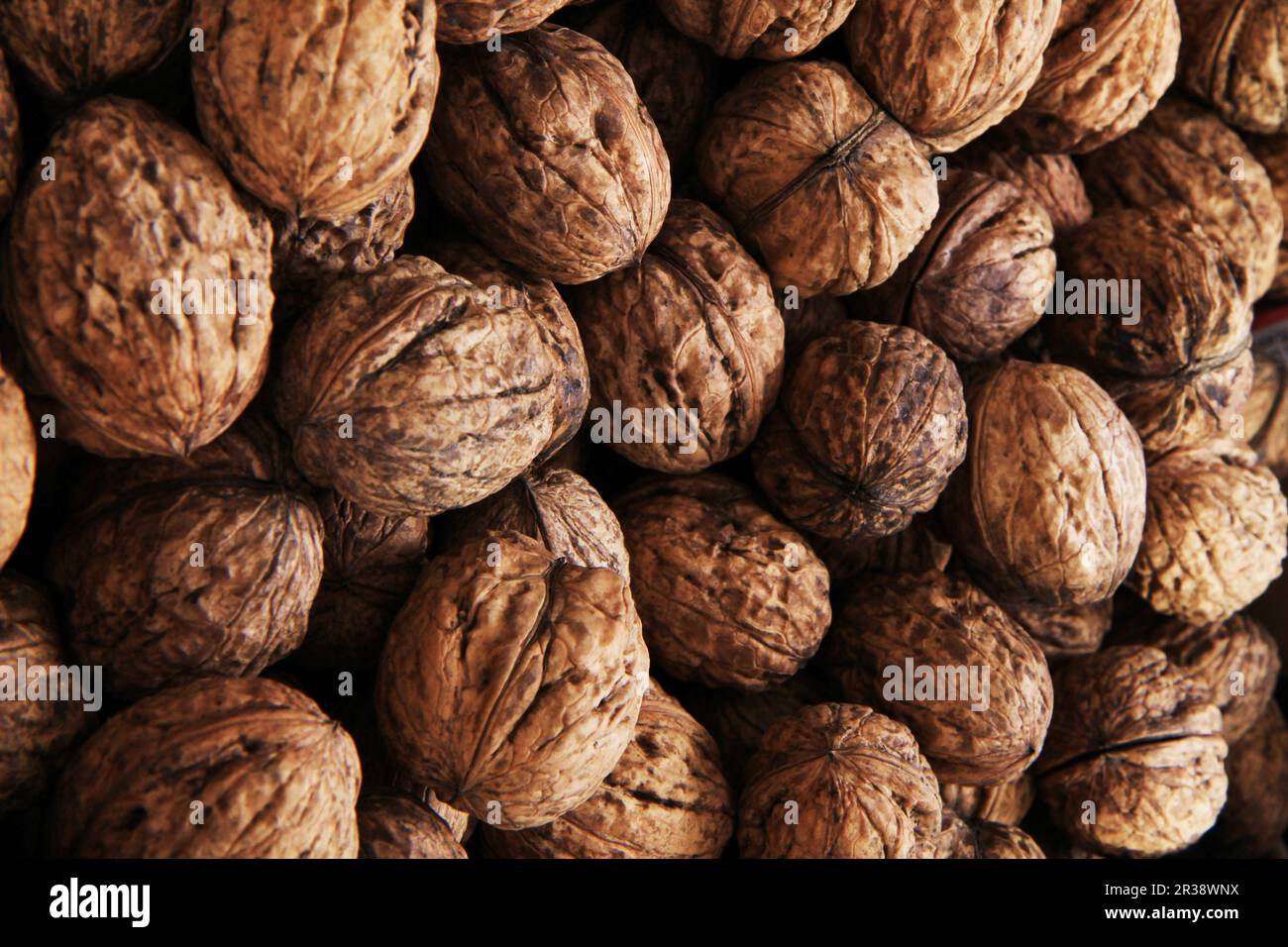 fresh wallnuts texture as very nice natural food background Stock Photo ...