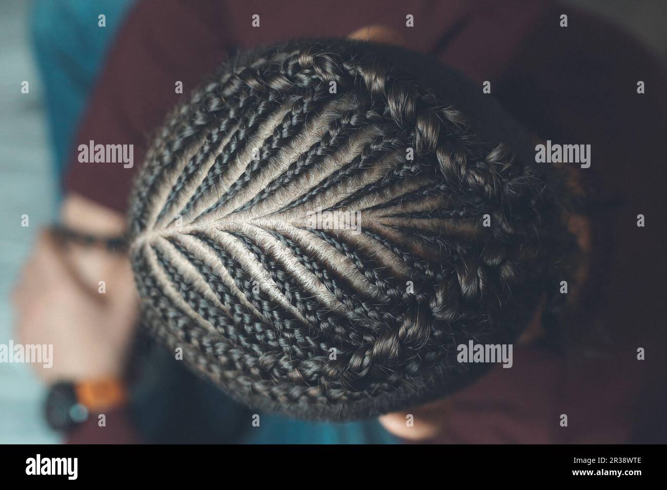 Braids back of head afro hi-res stock photography and images - Alamy