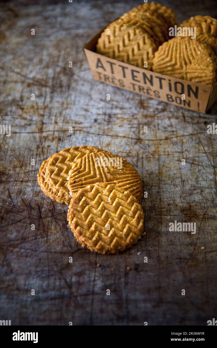 Peanut butter cookies Stock Photo - Alamy