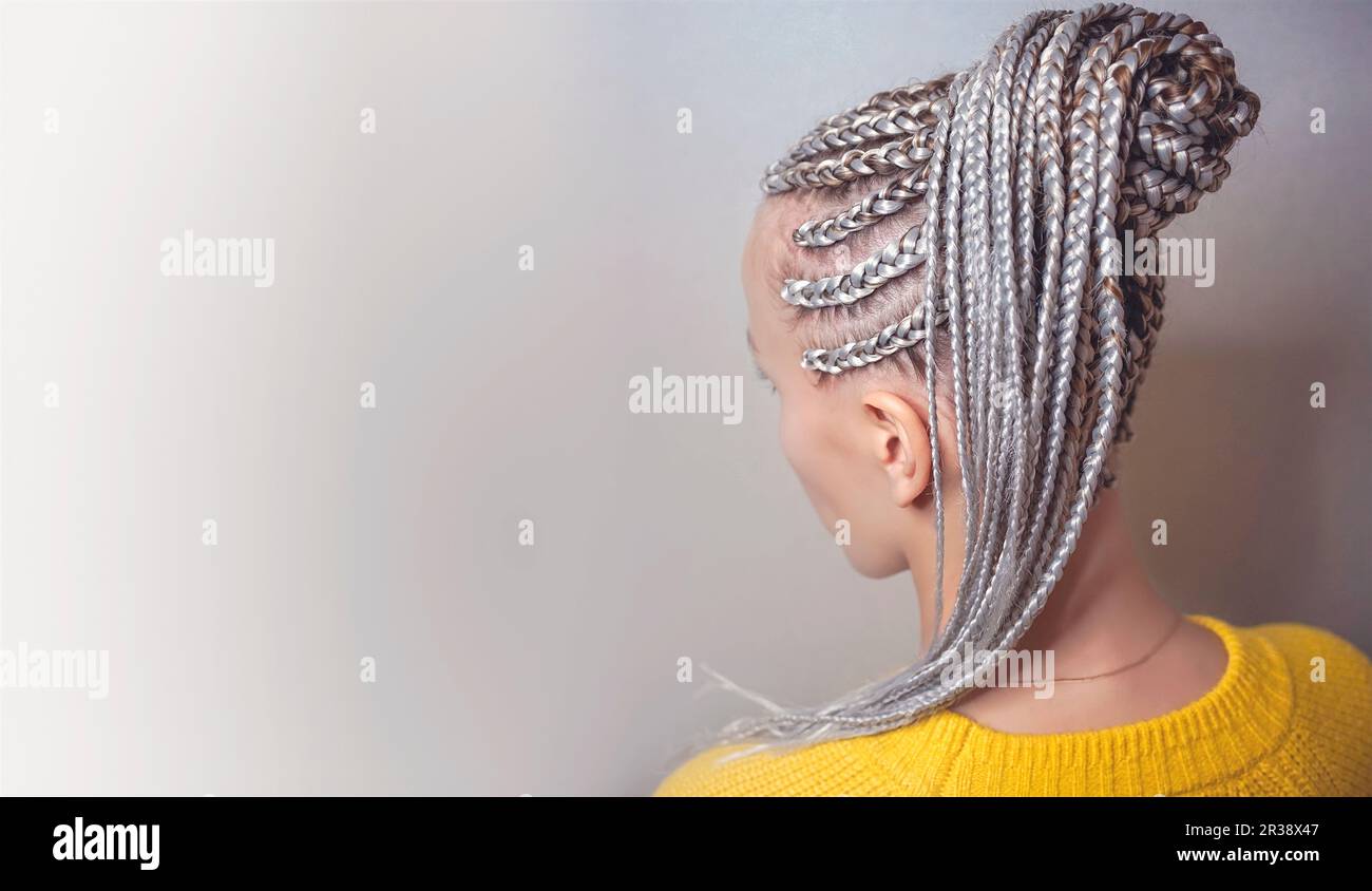 Braids, pigtails tail Stock Photo - Alamy