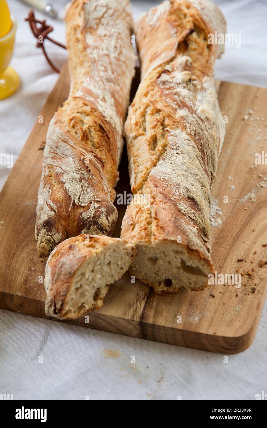 Rustic baguette magique Stock Photo - Alamy