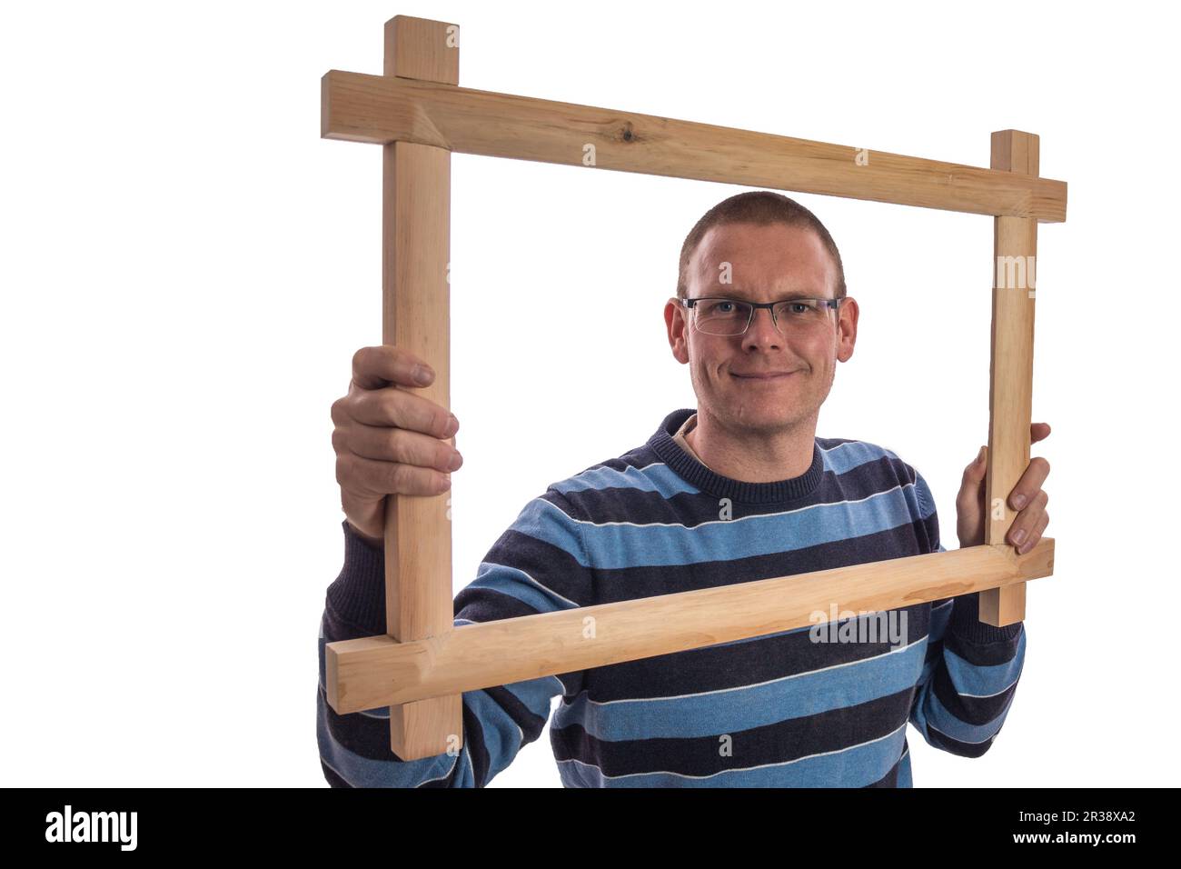 Man frame hi-res stock photography and images - Alamy