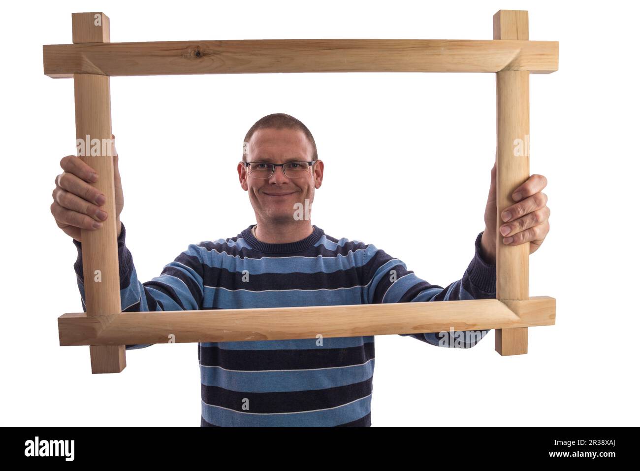 Man frame hi-res stock photography and images - Alamy