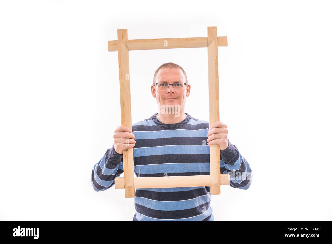 Man frame hi-res stock photography and images - Alamy