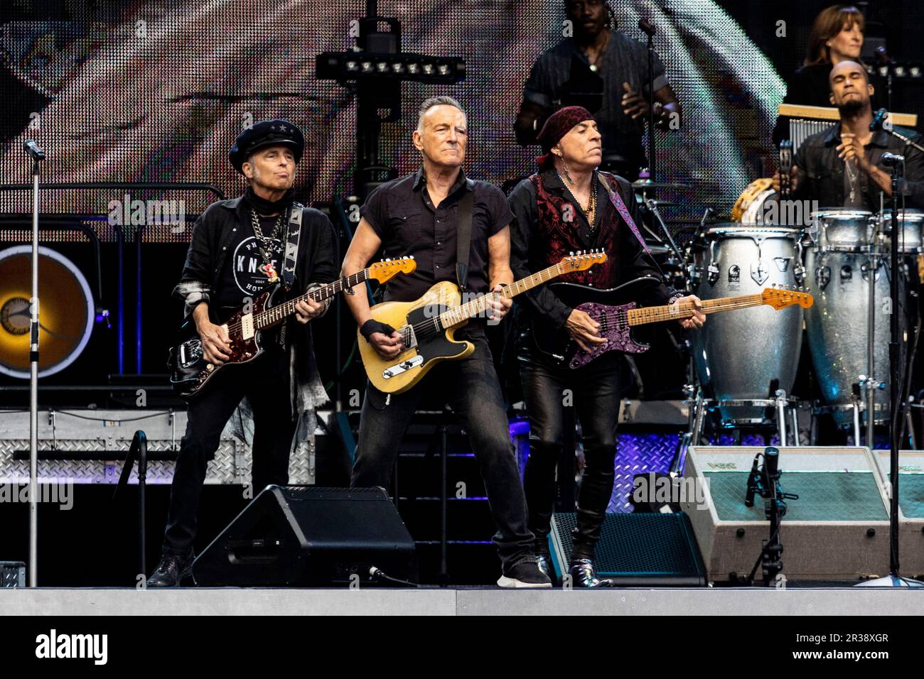 Rome Italy May 21, 2023 Bruce Springsteen And The E Street Band live at ...