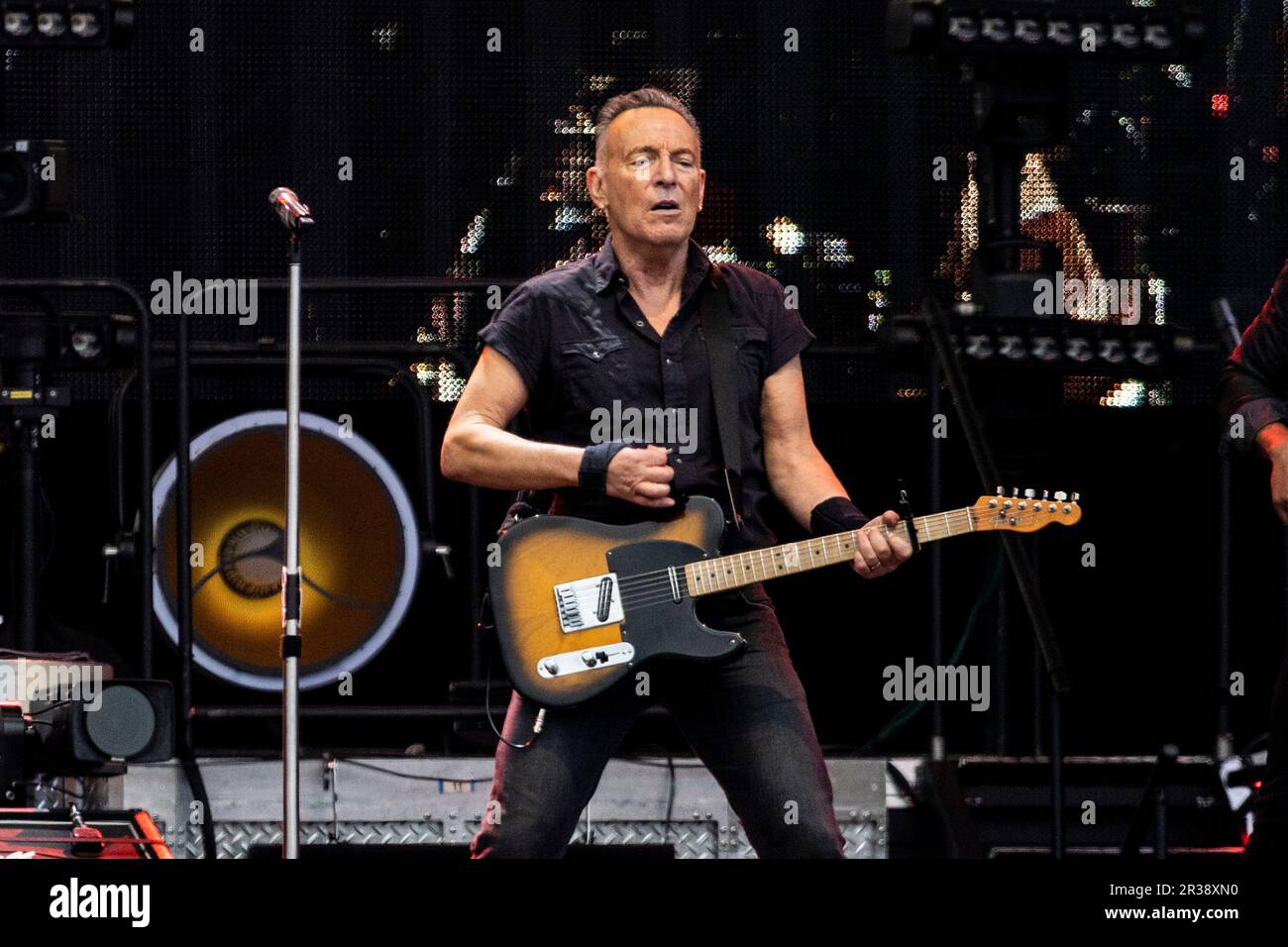 Rome Italy May 21, 2023 Bruce Springsteen And The E Street Band live at ...