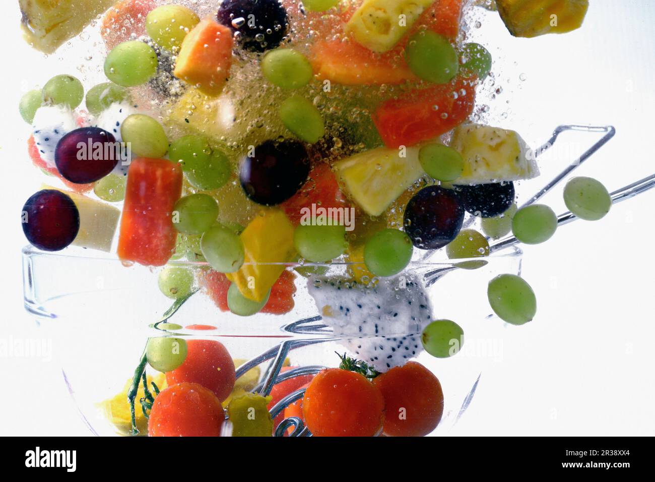 A fruit salad underwater Stock Photo - Alamy