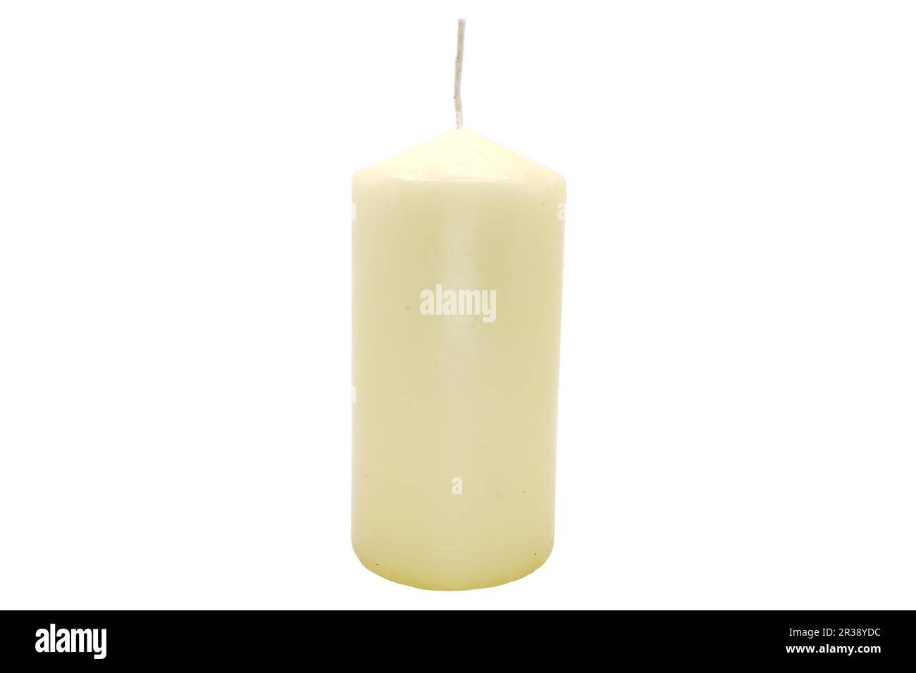 White candle without background. Candles Stock Photo - Alamy