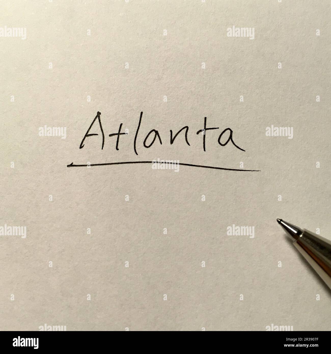 Atlanta word hi-res stock photography and images - Alamy