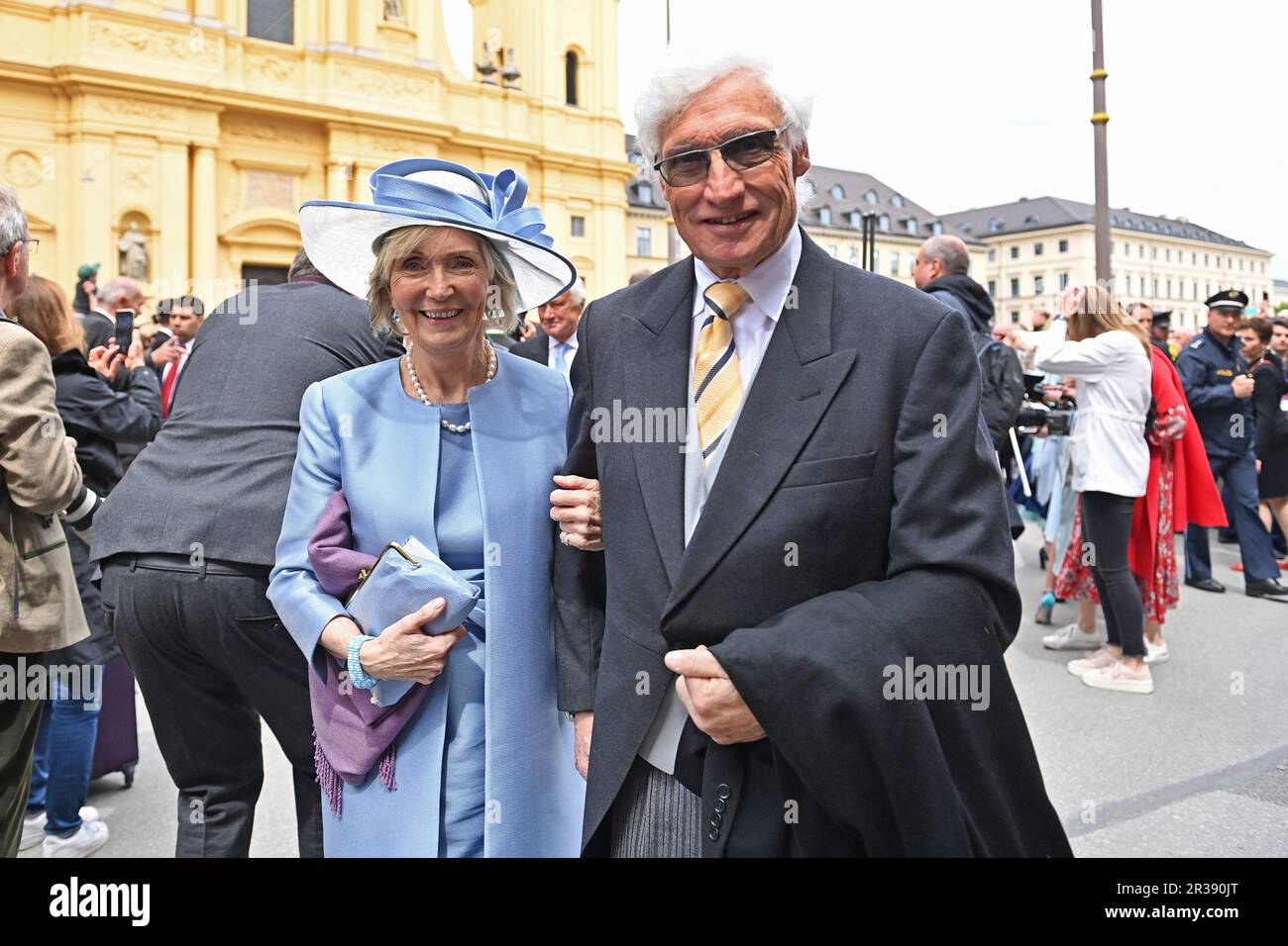 Munich, Deutschland. 20th May, 2023. Prince Luitpold of Bavaria (father ...