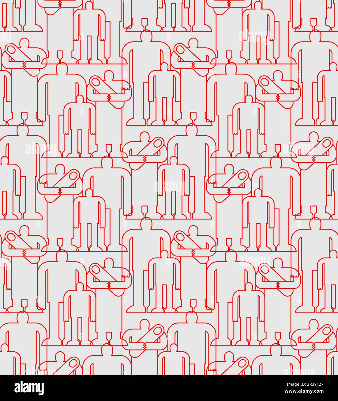 Family pattern seamless. family love background Stock Vector Image ...