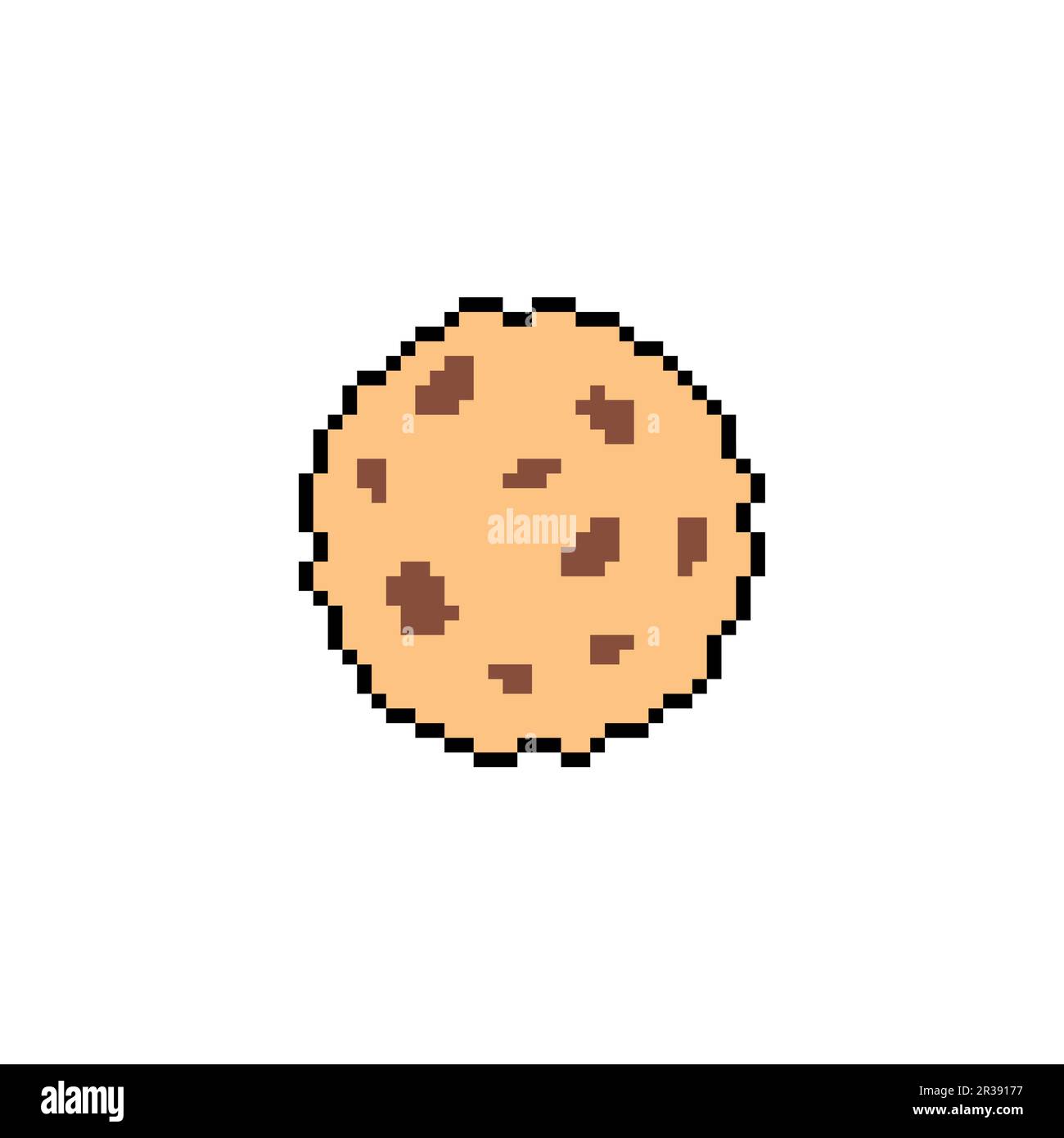 Minecraft Cookie Pixel Art