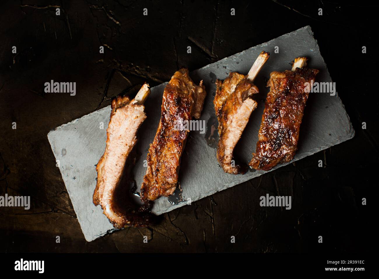 Black ribs hi-res stock photography and images - Alamy