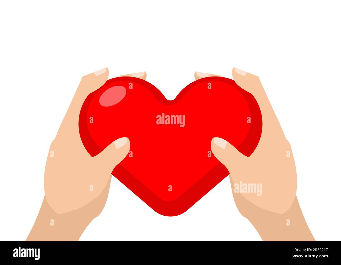 Children holding hands heart Stock Vector Images - Alamy