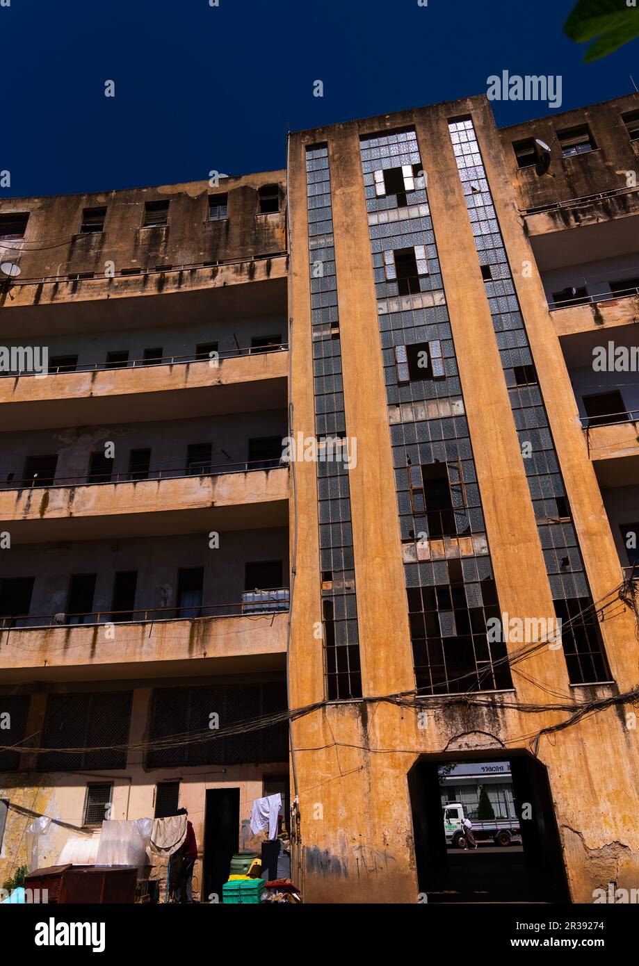 Old building from the italian colonial times, Central Region, Asmara ...