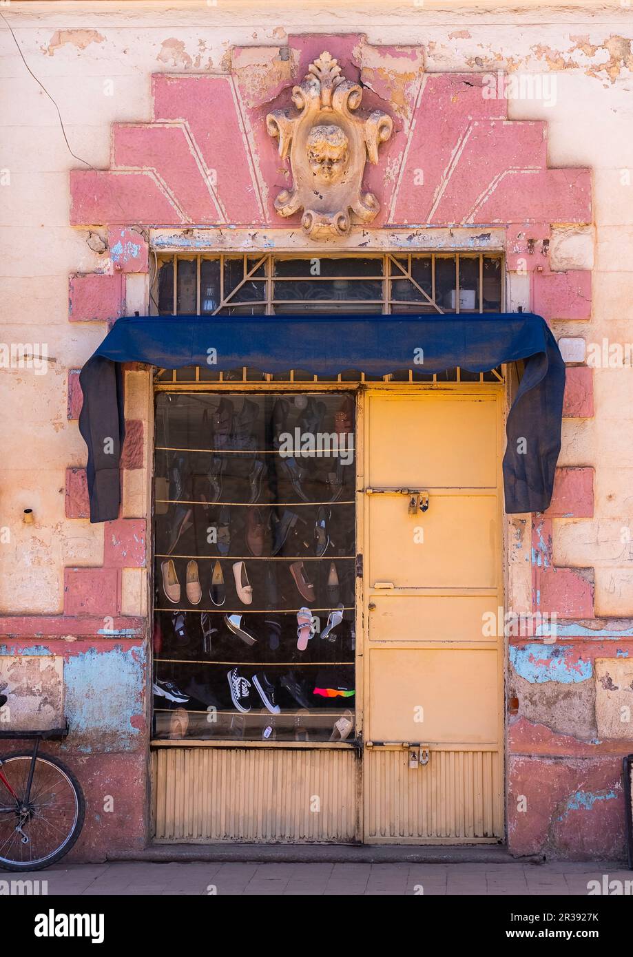 Old colonial italian house, Central Region, Asmara, Eritrea Stock Photo ...