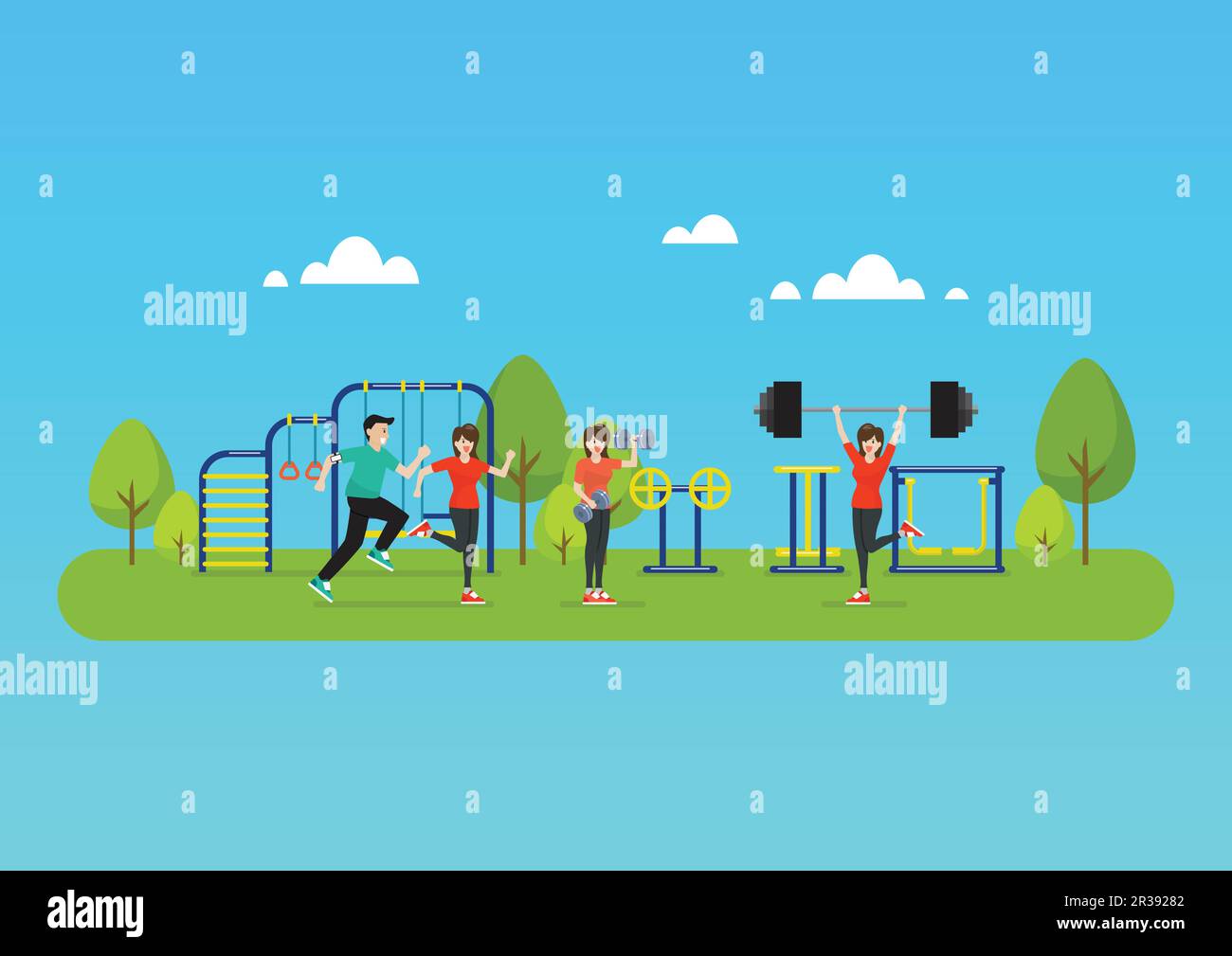Park trainer Stock Vector Images - Alamy