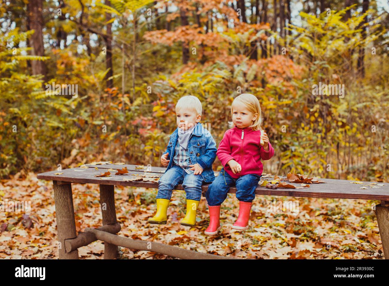 Smiling friends boy girl child kid hi-res stock photography and images ...