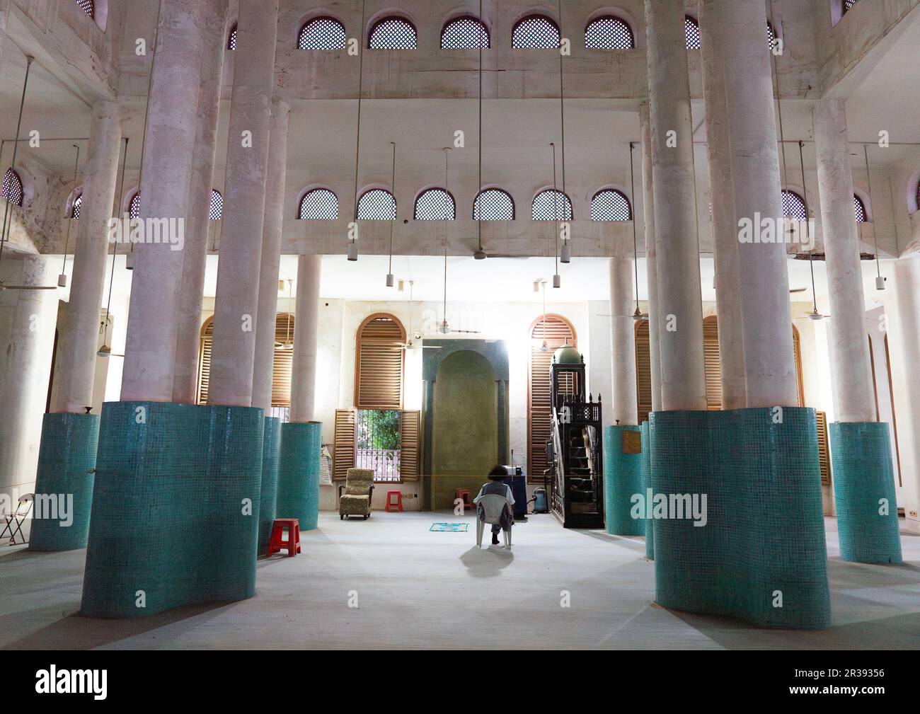 Inside Shaafi Mosque, Northern Red Sea, Massawa, Eritrea Stock Photo ...