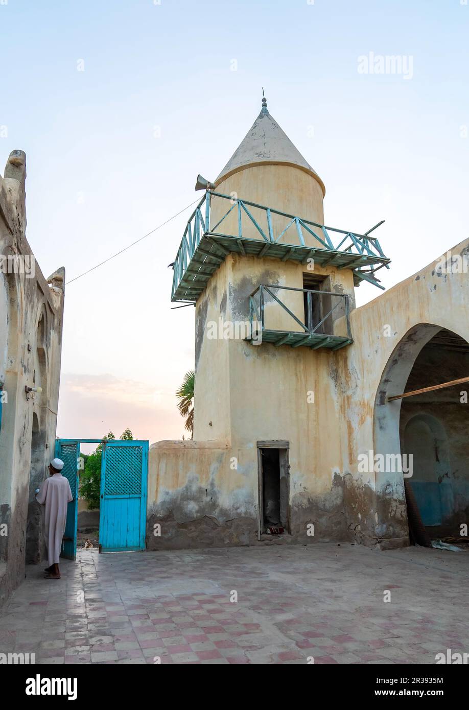 The Mosque of Sheikh Hamal minaret, Northern Red Sea, Massawa, Eritrea ...