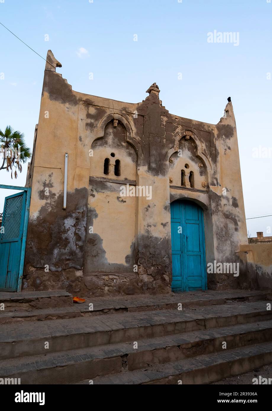 The Mosque of Sheikh Hamal, Northern Red Sea, Massawa, Eritrea Stock ...