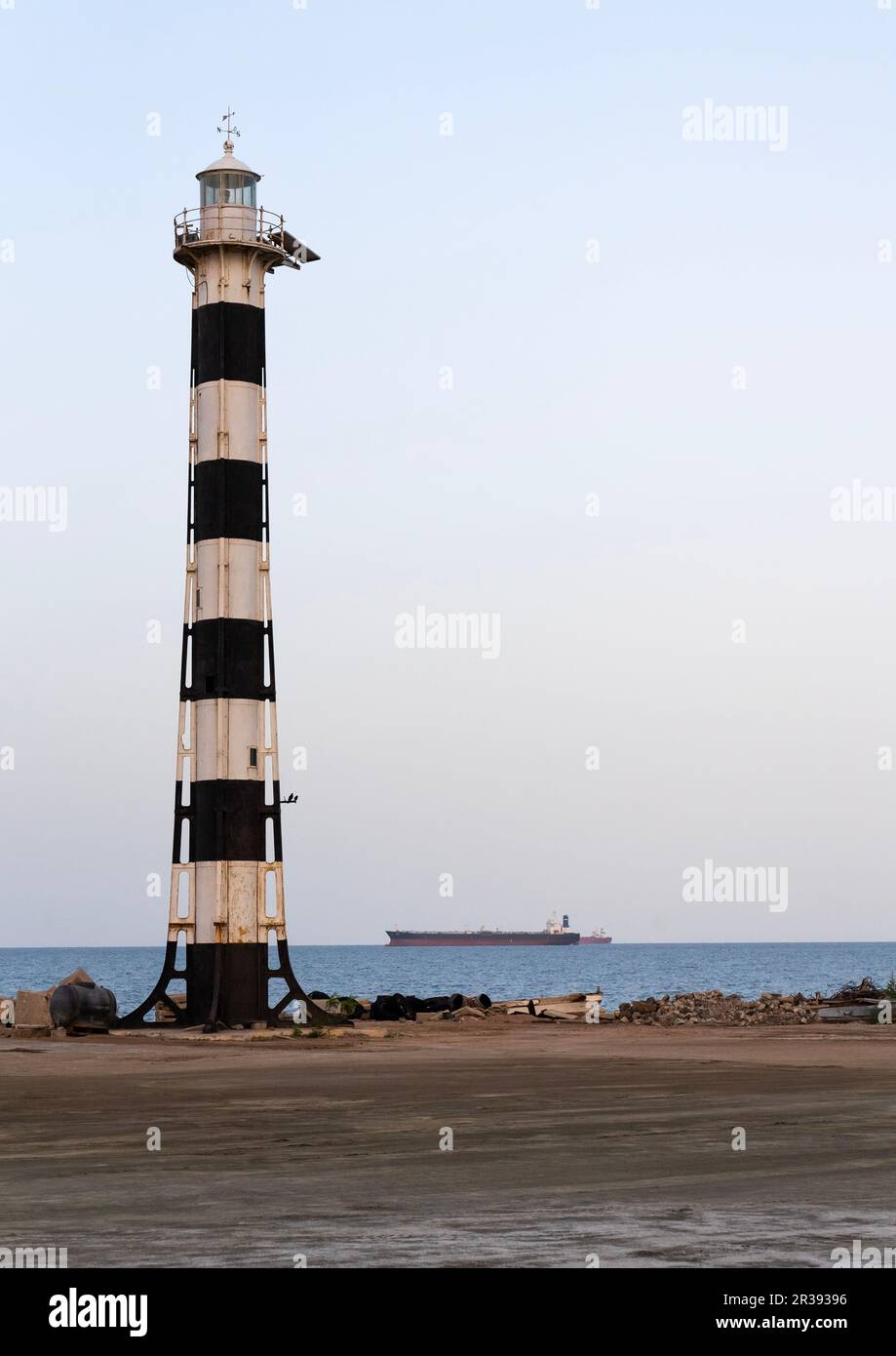 Lighthouse on the red sea, Northern Red Sea, Massawa, Eritrea Stock ...