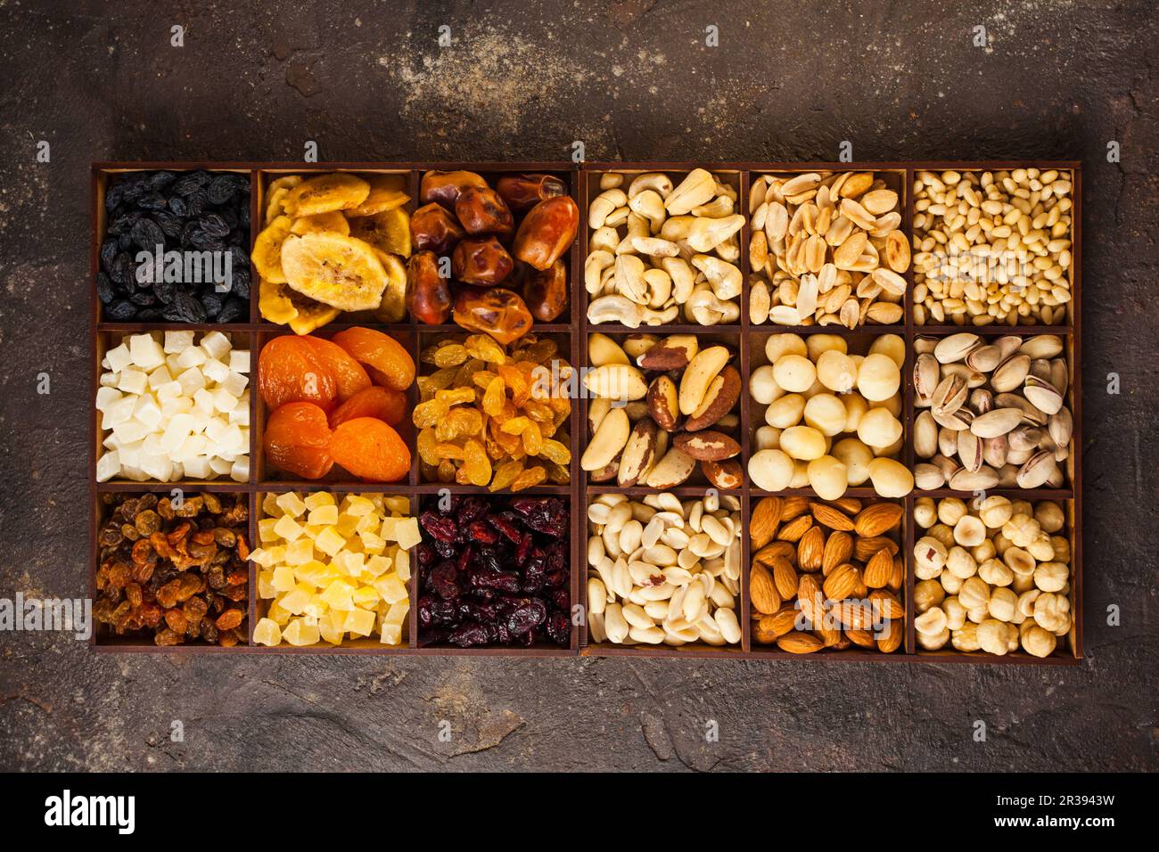 Top view assorted fruits hi-res stock photography and images - Alamy