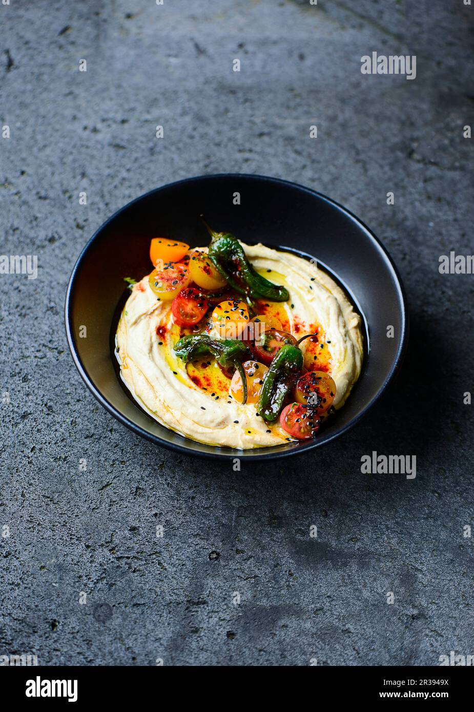 Chilli hummus hi-res stock photography and images - Alamy