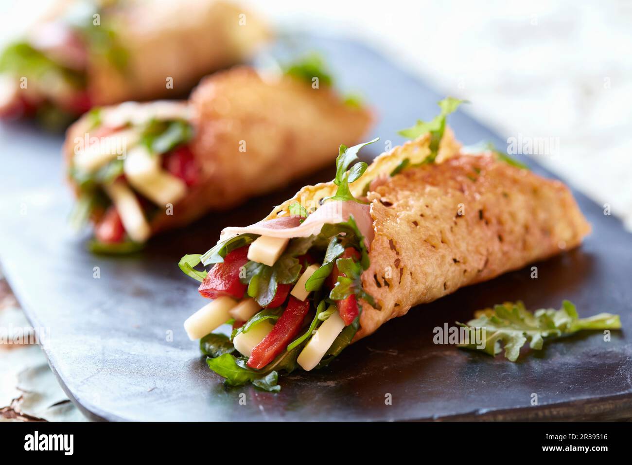 Grilled provolone rolls Stock Photo - Alamy