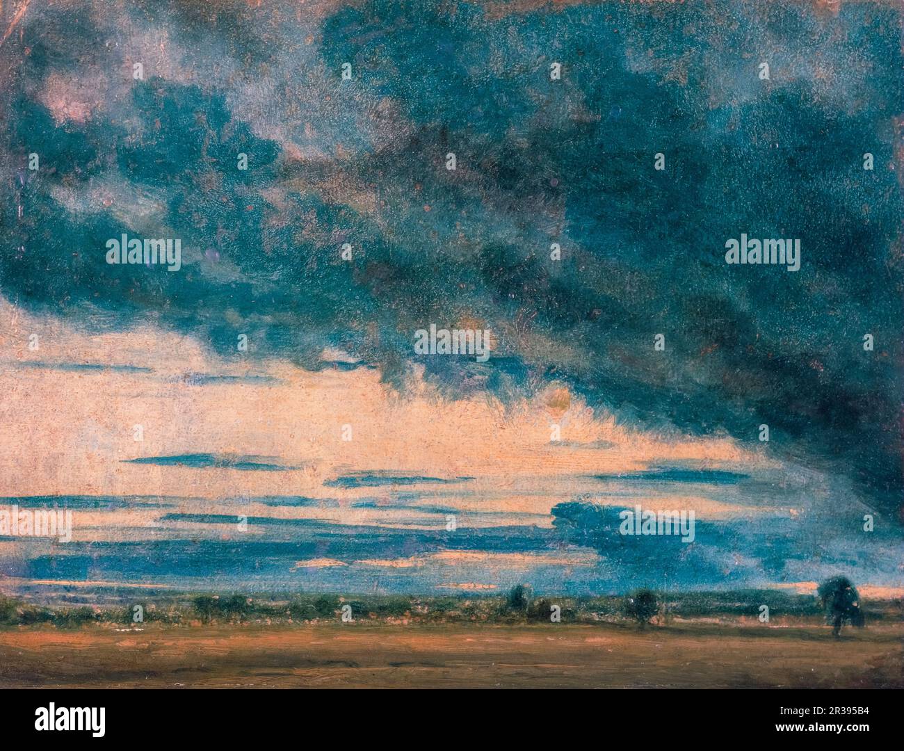 John Constable, Cloud Study, painting circa 1821 Stock Photo - Alamy