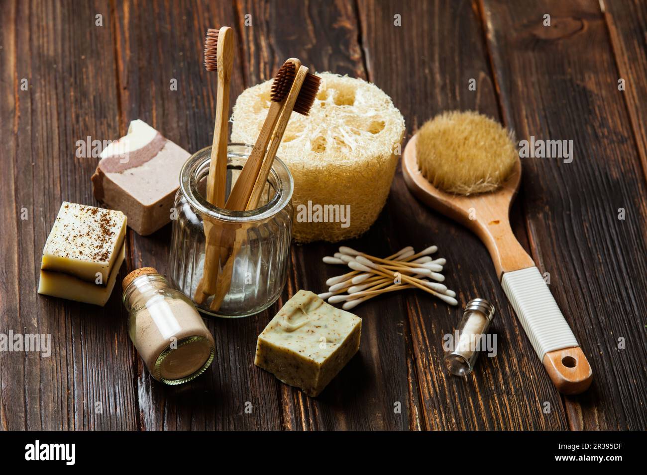 Rustic bath tools hi-res stock photography and images - Alamy