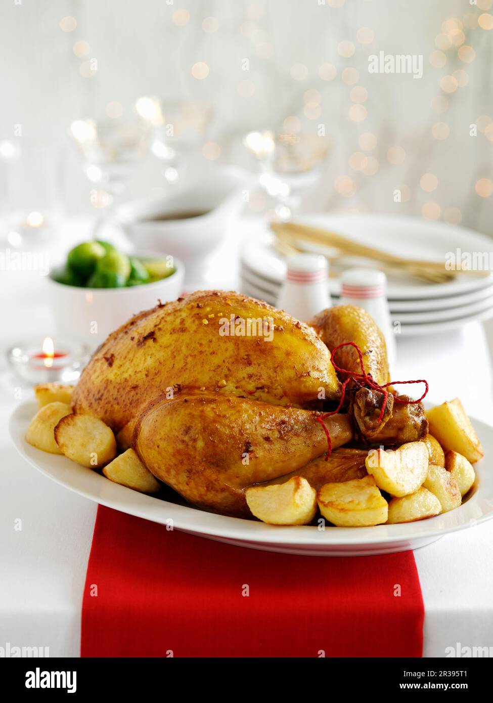 Christmas turkey light background hi-res stock photography and images ...