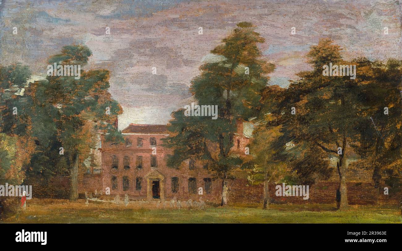 John Constable, West Lodge, East Bergholt, landscape painting 1813-1816 ...