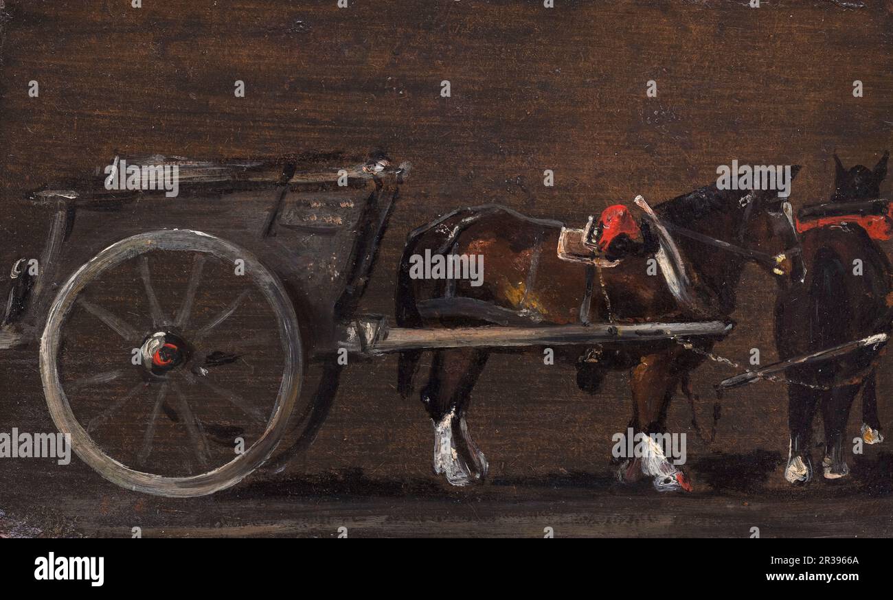 John Constable, Horse and Cart, painting circa 1814 Stock Photo - Alamy