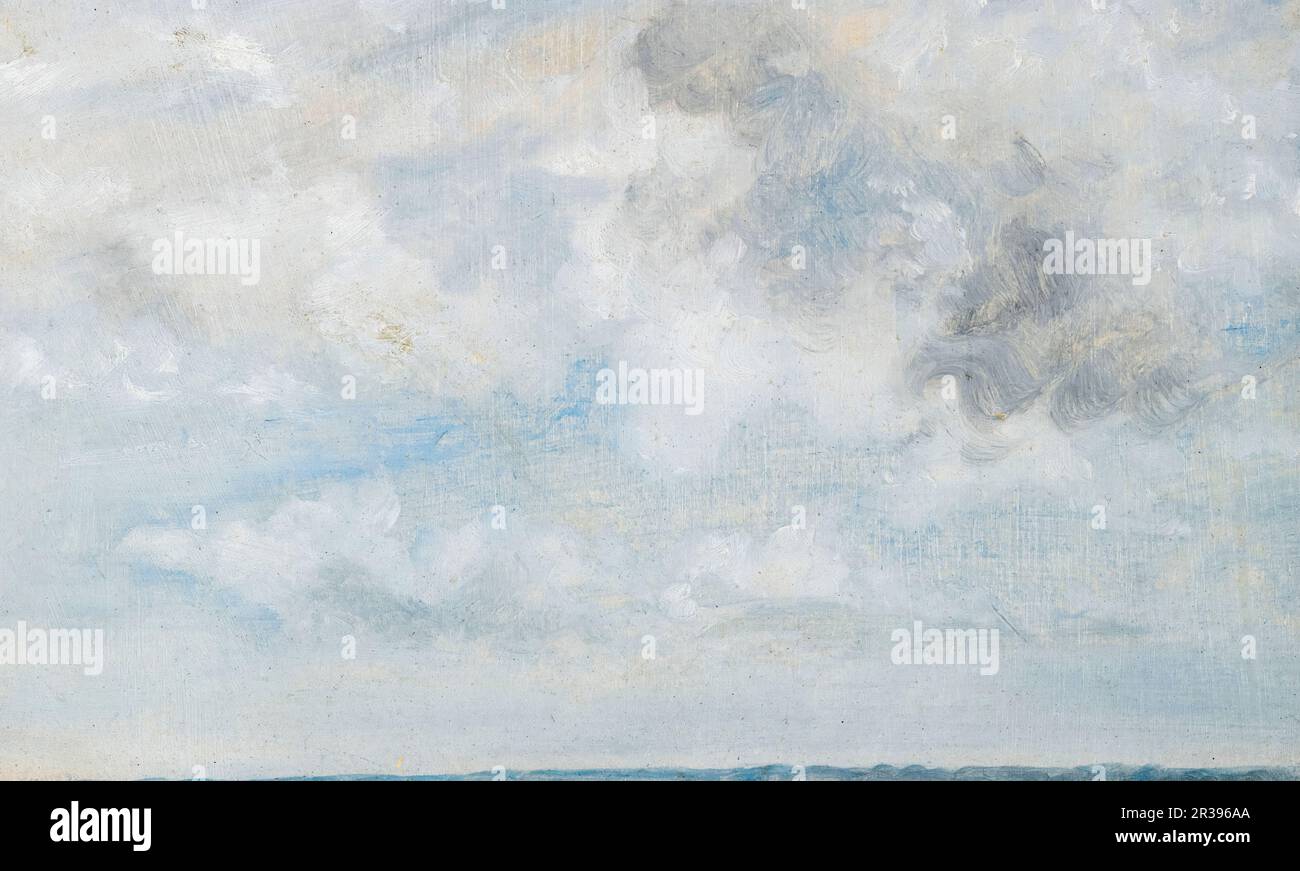 John Constable, Study Of Clouds, landscape painting before 1837 Stock ...