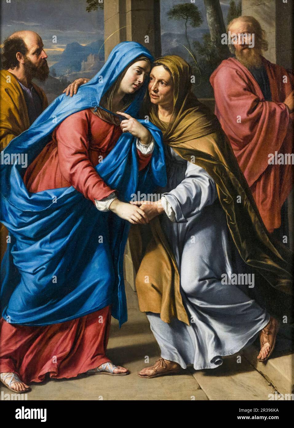 Philippe de Champaigne, The Visitation, painting 1643-1648 Stock Photo ...
