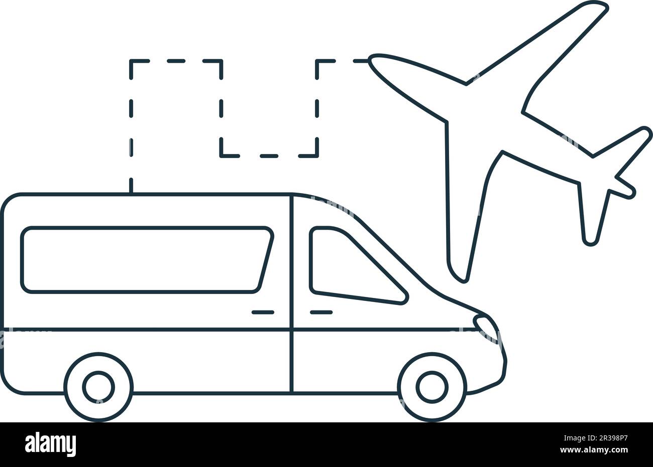 Free shuttle bus Stock Vector Images - Alamy