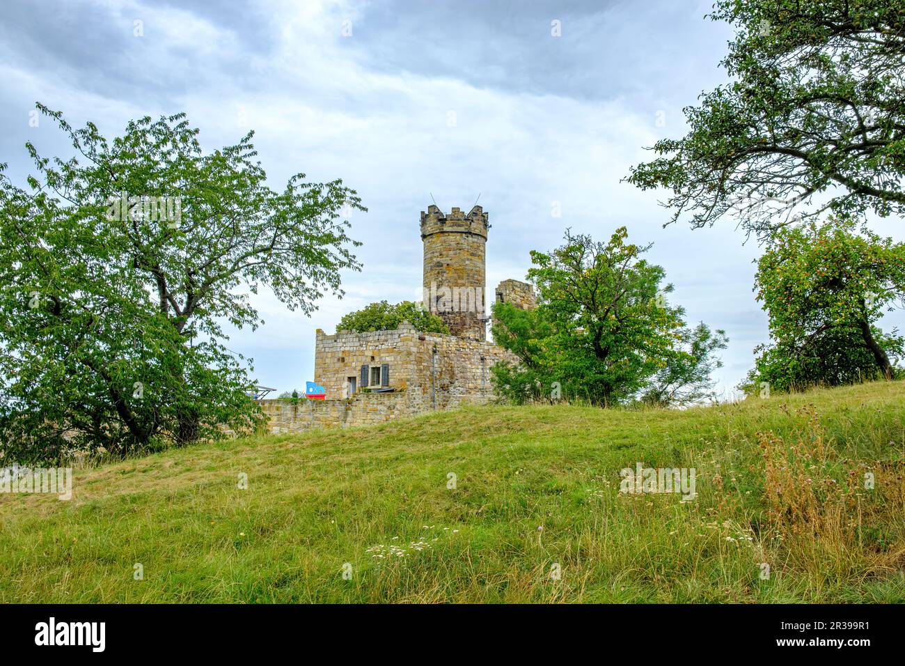 Mühlburg Castle, one of the so-called Drei Gleichen castles in Mühlberg ...