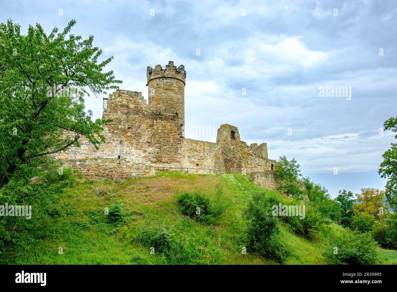 Mühlburg Castle, one of the so-called Drei Gleichen castles in Mühlberg ...