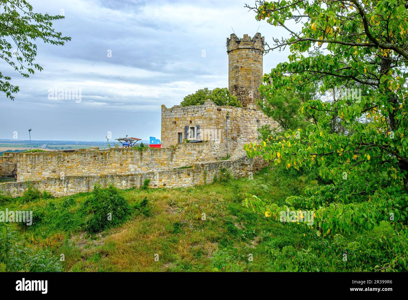 Mühlburg Castle, one of the so-called Drei Gleichen castles in Mühlberg ...
